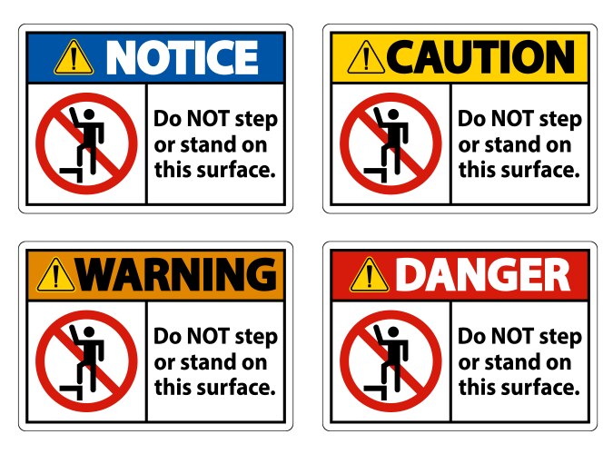Do not Step Vector Images (over 450)