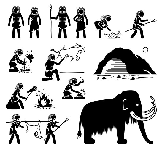 Stone Age Vector Images (over 16,000)