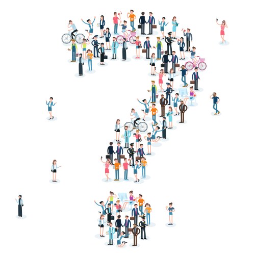 Abstract question mark colorful symbol Royalty Free Vector Abstract question mark colorful symbol Royalty Free Vector