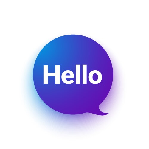 Strong pink blue color word text logo icon Vector Image