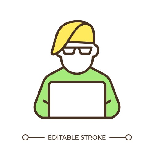 Reading skills concept icon Royalty Free Vector Image