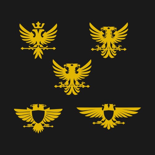 Emblem Eagle Double Headed Vector Images (over 140)