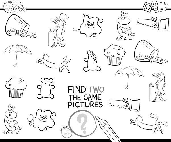 Cute cartoon kawaii capybara coloring page Vector Image