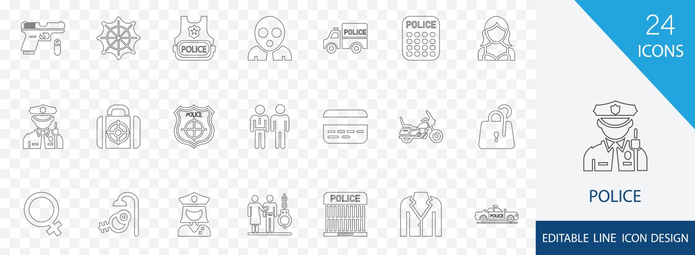 Police Station Outline Vector Images (over 1,100)