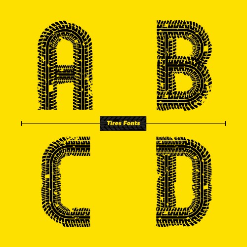 Font Abcd Text Alphabet Vector Images (over 560)