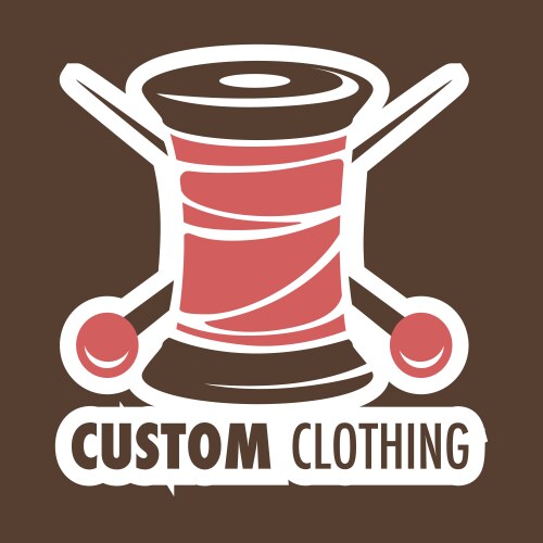 Thread and needle Royalty Free Vector Image - VectorStock
