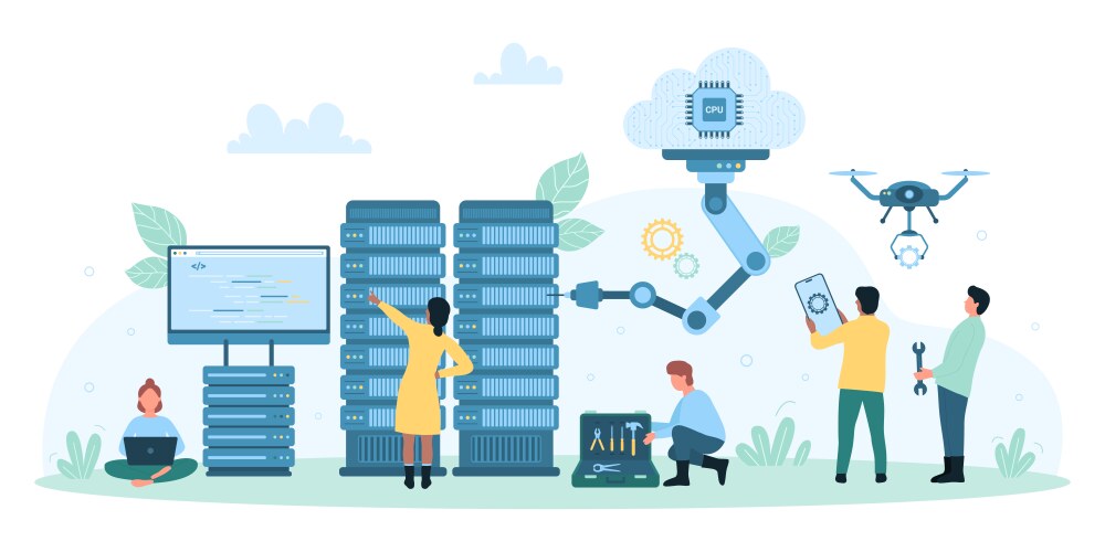 Technology Work Vector Images (over 490,000)