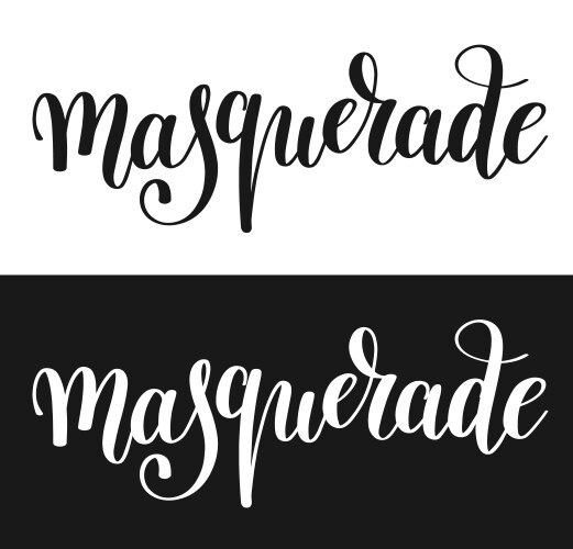 With stylish inscription Royalty Free Vector Image