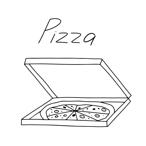 Pizza Outline Vector Images (over 21,000)