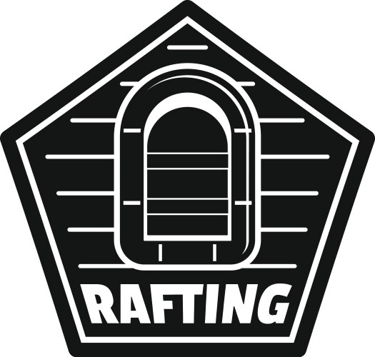 Crossed oars forming a kayak rowing team logo Vector Image