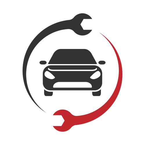 Auto service sign car repair logo eps Royalty Free Vector