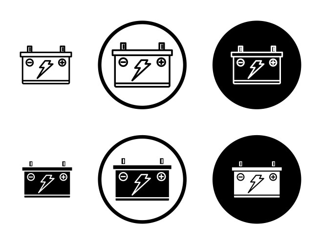 Car mechanic icon set Royalty Free Vector Image