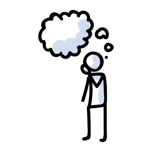 Stick Figure Thinking Vector Images (over 1,500)