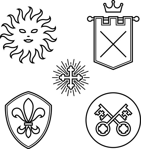 Medieval Sun Vector Images (over 2,600)