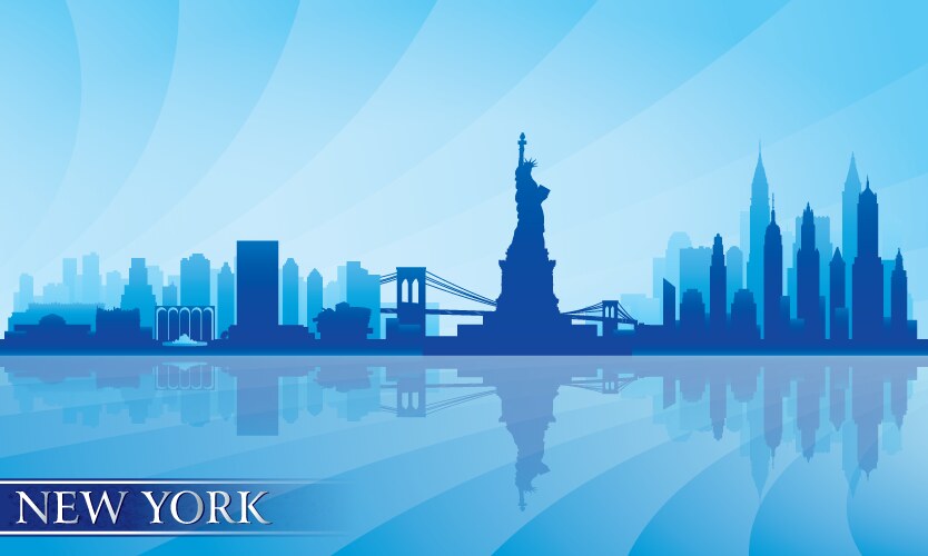 New york skyline Vector Images & Graphics for Commercial Use | VectorStock