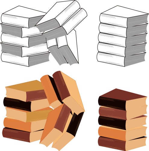 Stack of Books Vector Images (over 29,000)