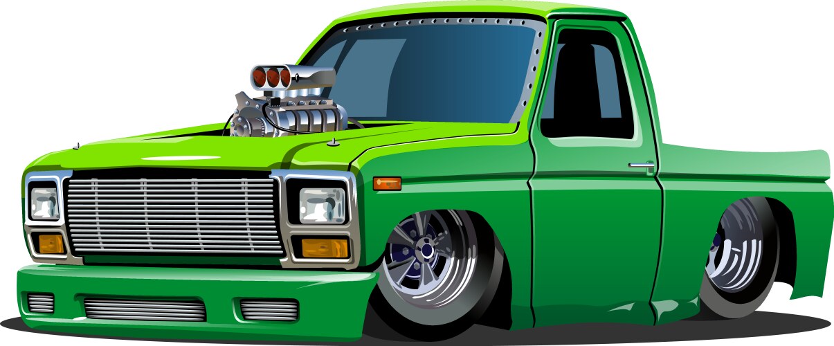 Cartoon lowrider Royalty Free Vector Image - VectorStock