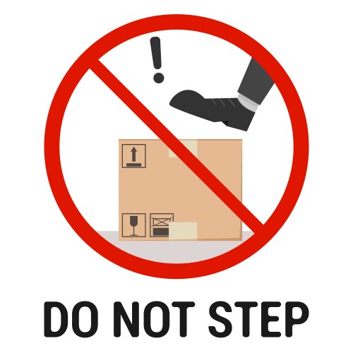 Do not Step Vector Images (over 450)