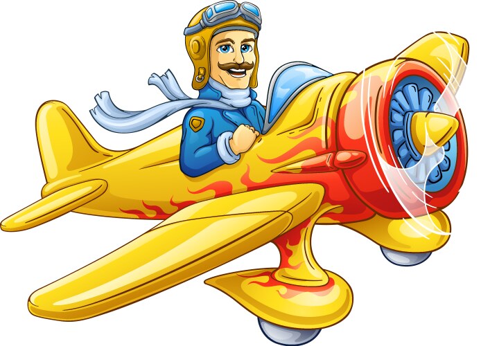 Pilot Cartoon Vector Images (over 11,000)