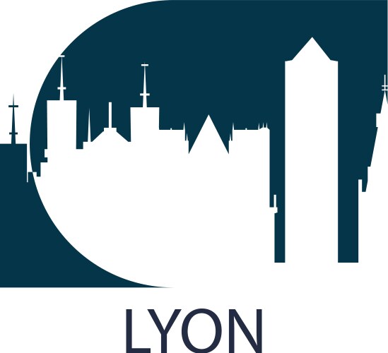 Lyon banner Royalty Free Vector Image - VectorStock