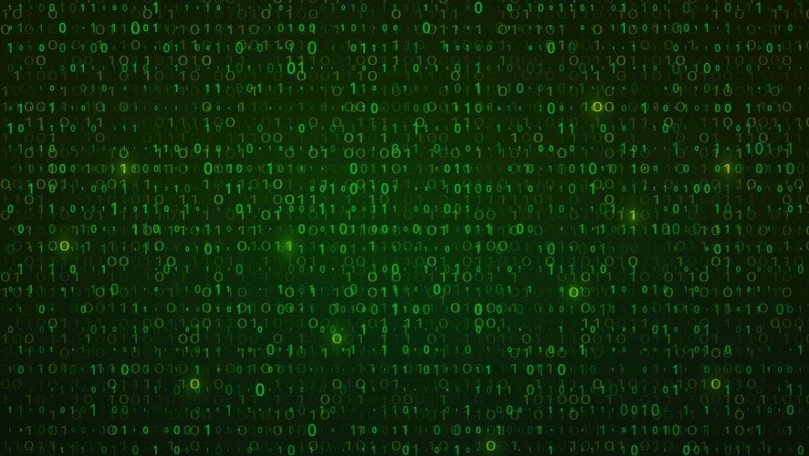 Binary code background Royalty Free Vector Image