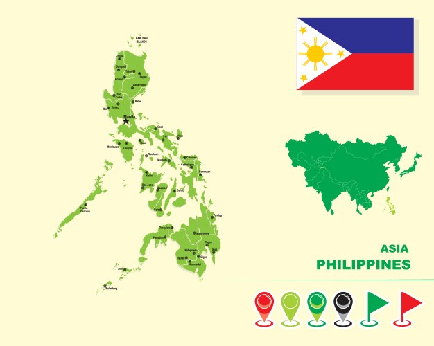 Philippine map Vector Images & Graphics for Commercial Use | VectorStock