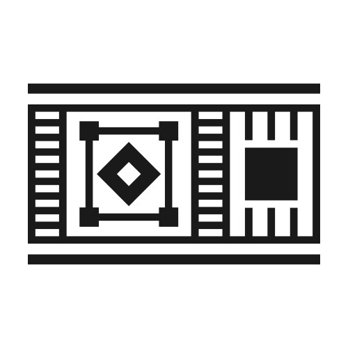 Ethnic africa frame element design Royalty Free Vector Image