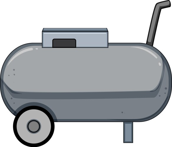 System vacuum pump cartoon Royalty Free Vector Image