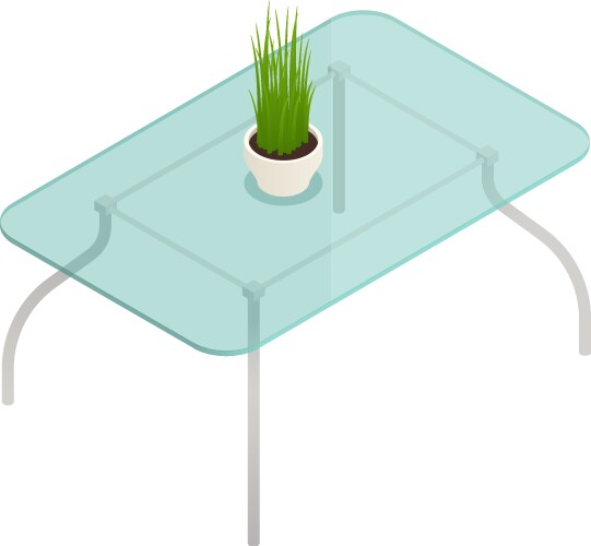 Sofa with coffee table Royalty Free Vector Image