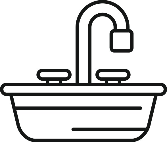 Kitchen Sink Line Drawing Vector Images (over 510)
