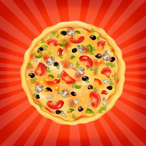 Pizza Royalty Free Vector Image - VectorStock