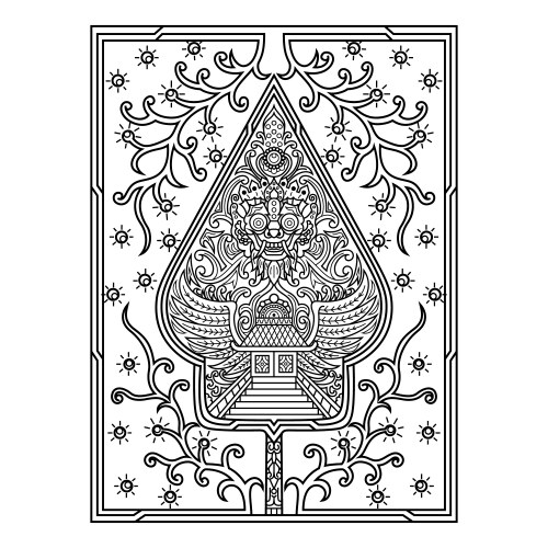 Wayang kayon or tree life Royalty Free Vector Image