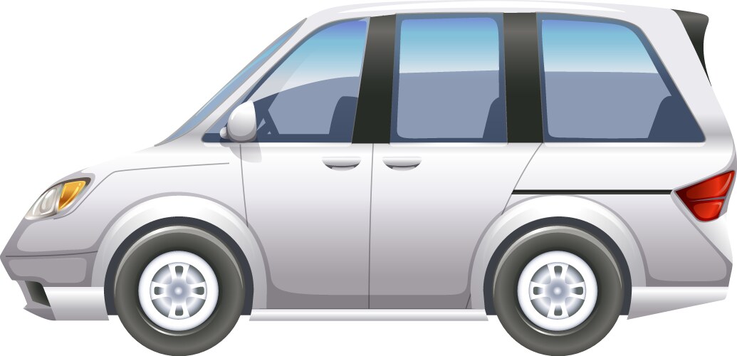 Minivan template Royalty Free Vector Image - VectorStock