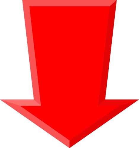 Red Arrow Pointing Down Vector Images (over 3,200)