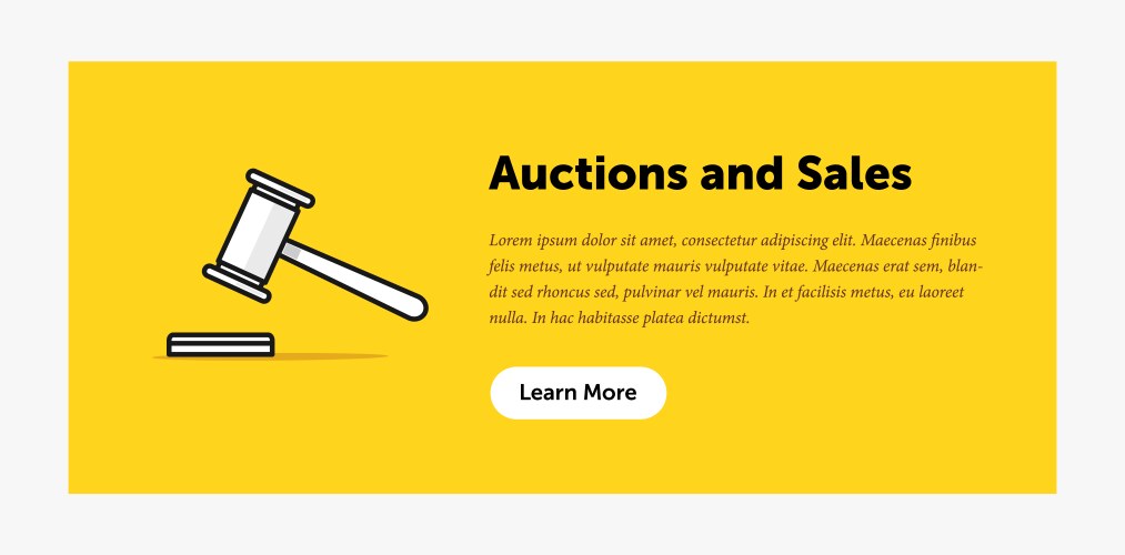 Auction Banner Vector Images (over 2,600)