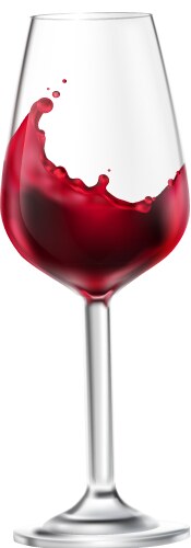 Red wine splash collection Royalty Free Vector Image