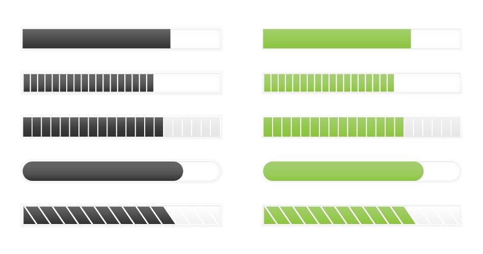 Pixel time scale Royalty Free Vector Image - VectorStock