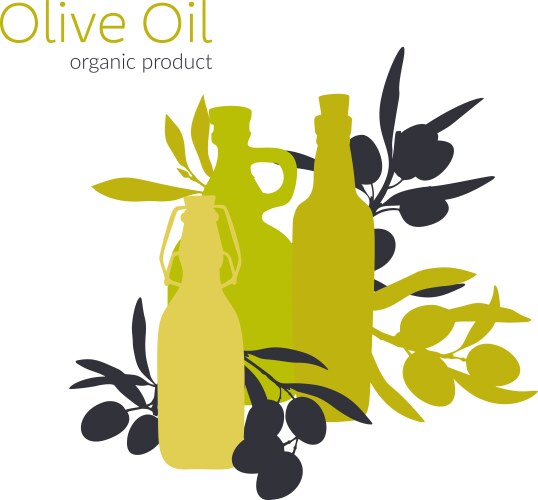 Watercolor olive branch Royalty Free Vector Image