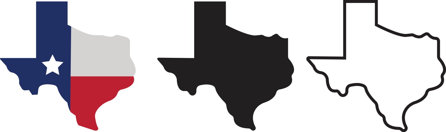 Texas Outline Transparent Vector Images (91)