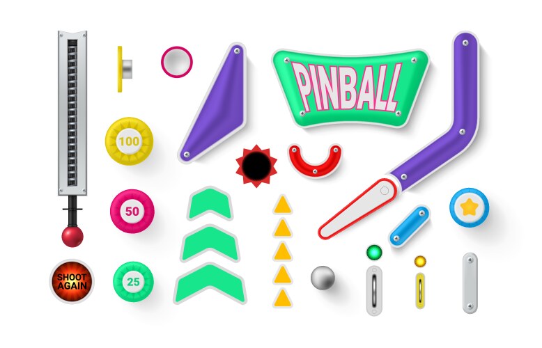 Pinball Vector Images (over 720)