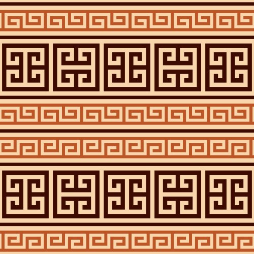 Ancient greek pattern - seamless set Royalty Free Vector