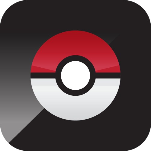 Poke ball icon from pokemon Royalty Free Vector Image