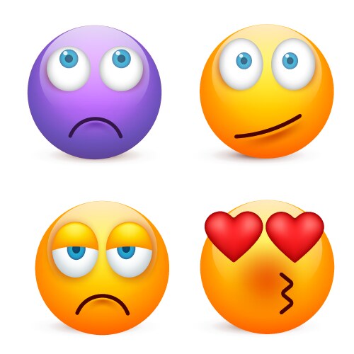 Ponder emoticon Royalty Free Vector Image - VectorStock