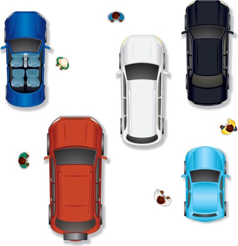 Car Top View Vector Images (over 6,700)