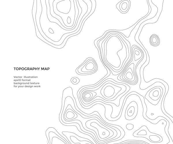 Topography map Royalty Free Vector Image - VectorStock