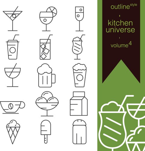 Kitchen universe volume 3 Royalty Free Vector Image