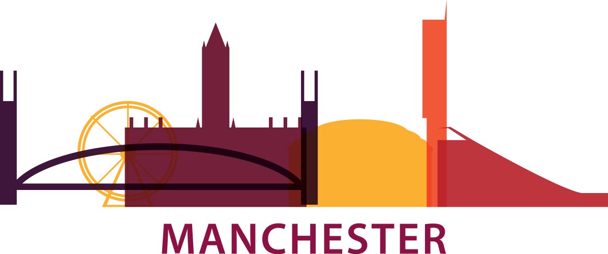 Manchester Silhouette with United Logo Vector Images (28)