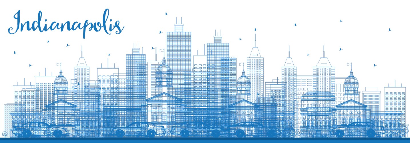 Indianapolis Skyline Vector Images (over 220)