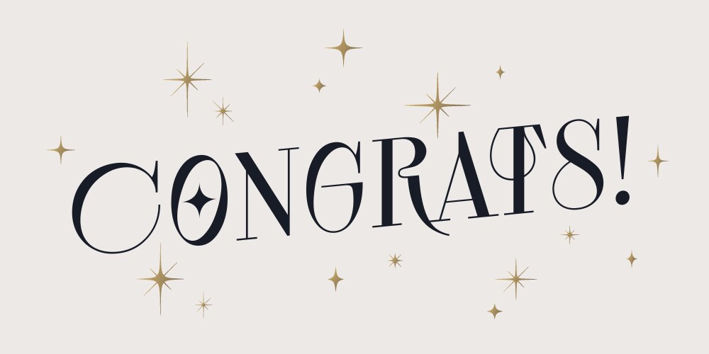 Congrats graduation congratulations at school Vector Image