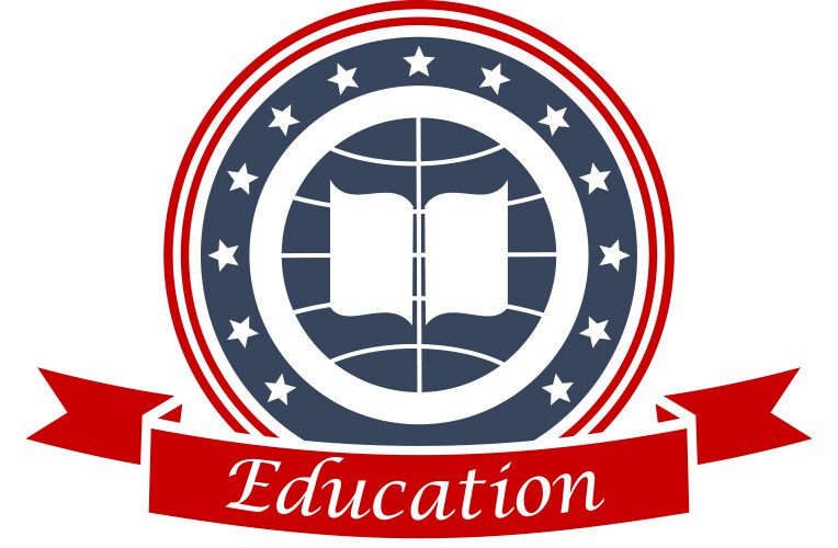 Education logo Royalty Free Vector Image - VectorStock